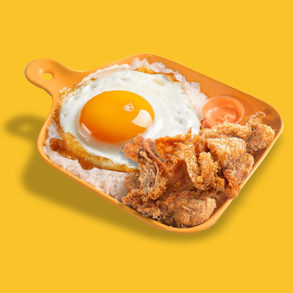 Kpop Chicken Skin with Rice and Egg – Momoeggdrop