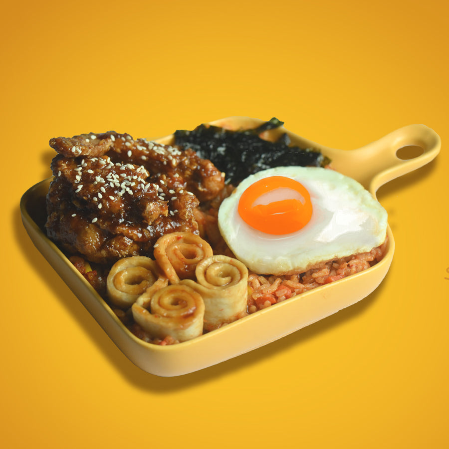 Chicken Kimchi Rice – Momoeggdrop