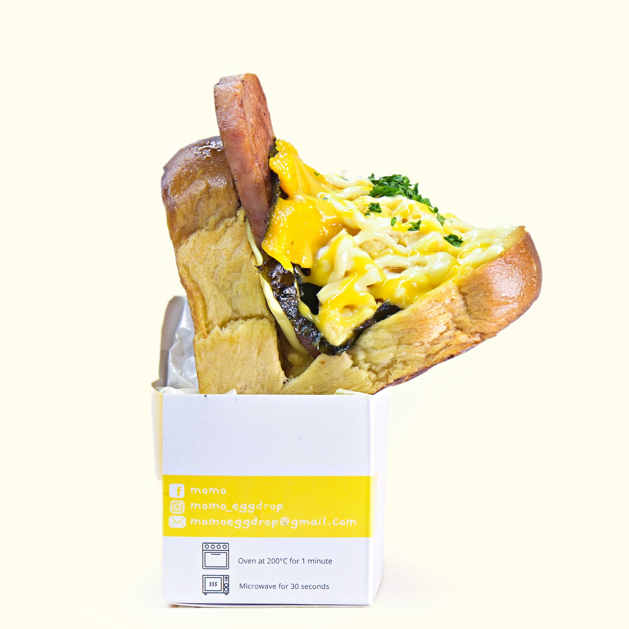 Seoul Eggdrop (Spam, Mango & Nori) – Momoeggdrop